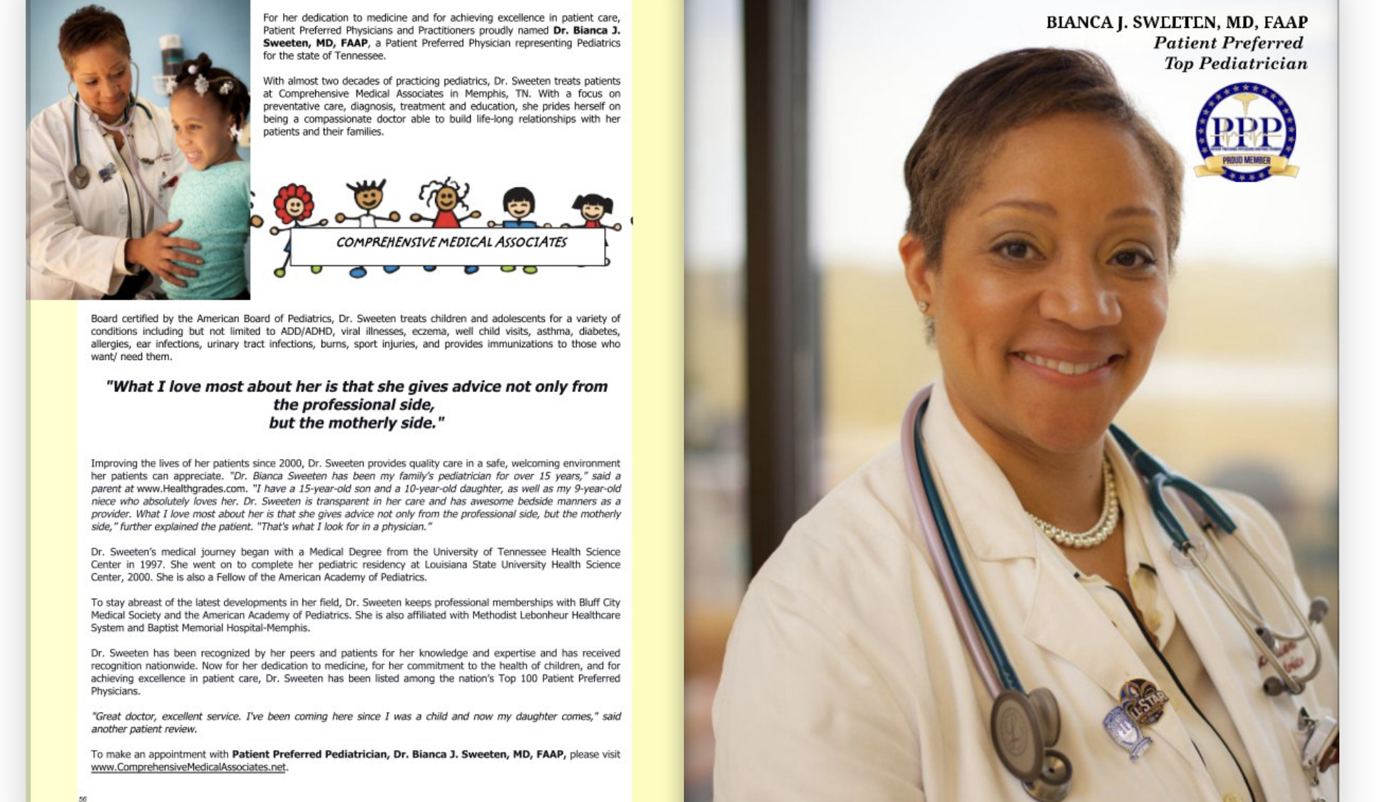 About – Dr. Bianca Sweeten